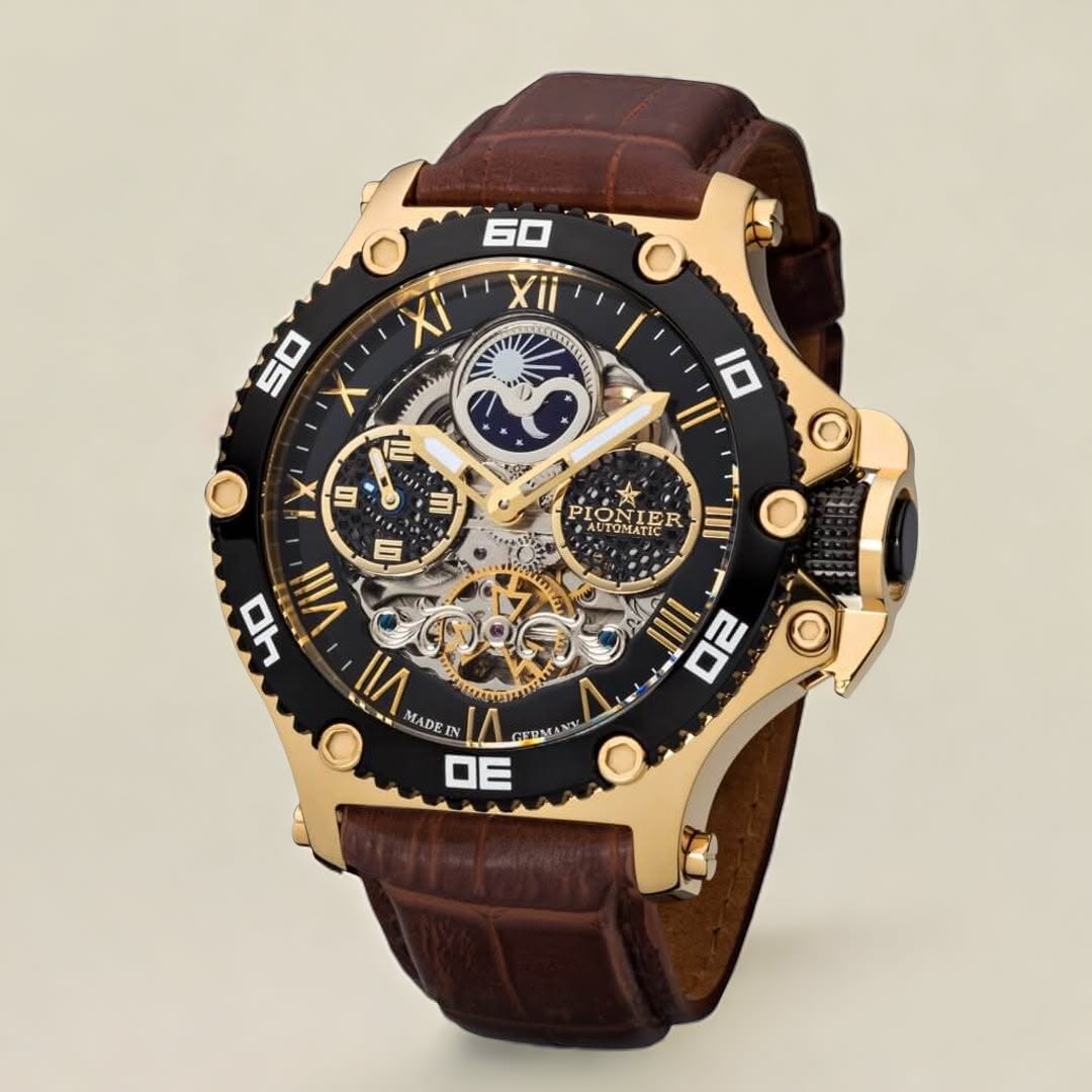 Automatic dual-time watch, the Hawaii Pionier. – Tufina Official
