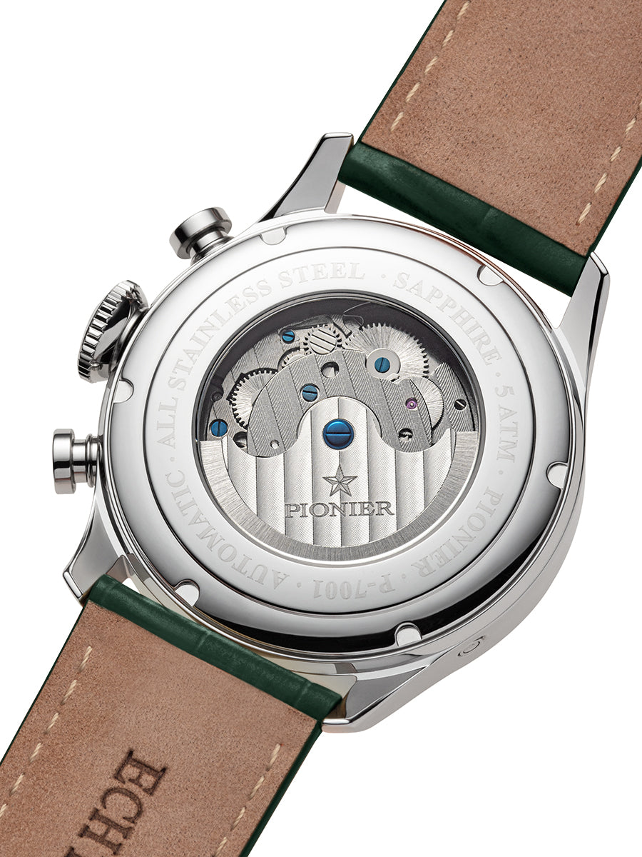 Automatic Havana P7001-13 | Silver | Pionier Germany– Tufina Official
